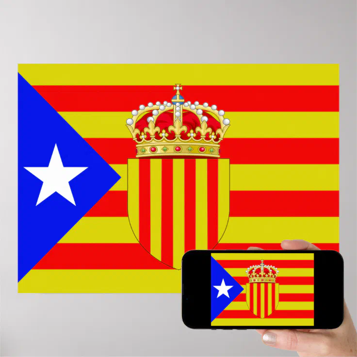 Catalonia flag poster | Zazzle