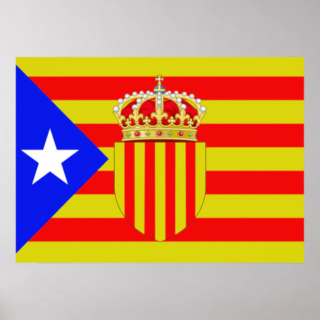 Catalonia flag poster | Zazzle