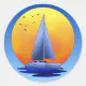 Catamaran Sailing Classic Round Sticker | Zazzle