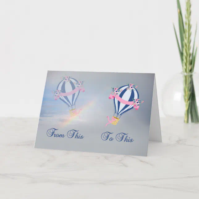 Cataract Surgery Get Well Card with Balloons | Zazzle