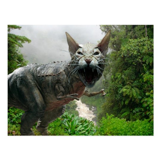 Catasaurus Rex Postcard | Zazzle.com