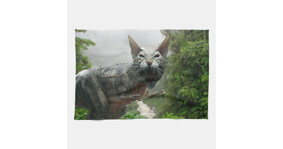 Catasaurus Rex Towel | Zazzle