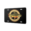 Catch and Release Fishing License Plate | Zazzle