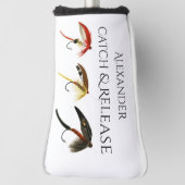 Catch and release Fly Fishing Fishermen Flyfishing Golf Head Cover | Zazzle