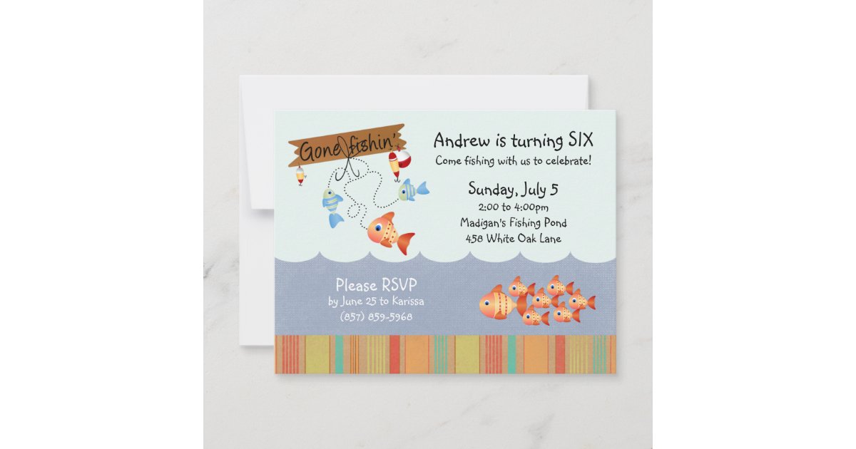 Catch of the Day Invitations | Zazzle
