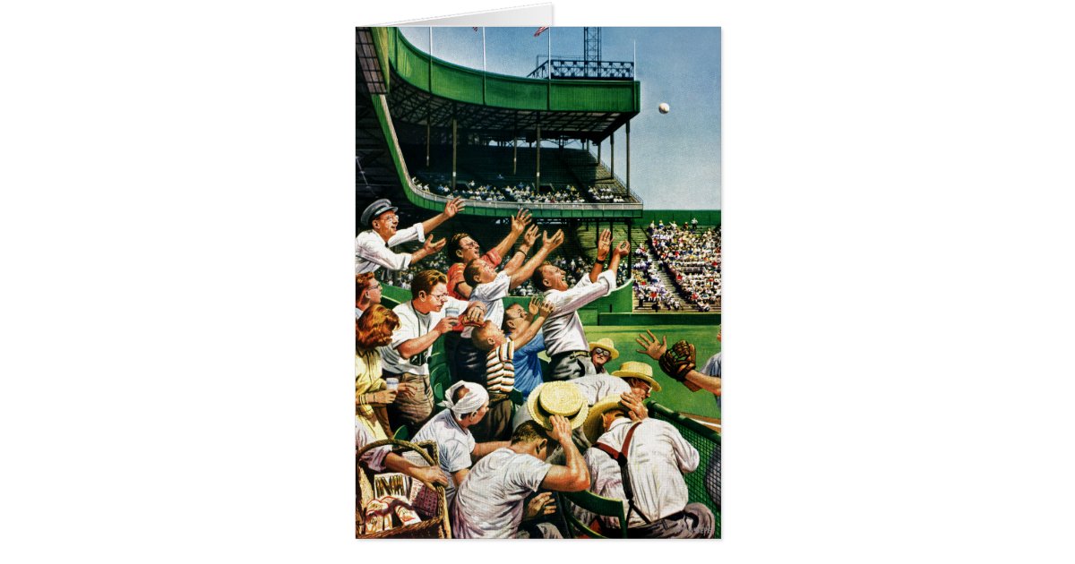 Catching Home Run Ball | Zazzle