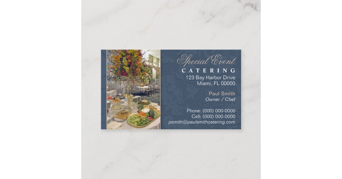 Catering Business Card | Zazzle