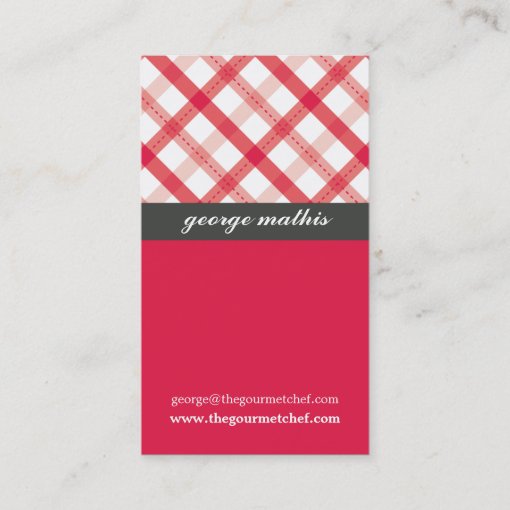 CATERING BUSINESS CARD :: table setting 4P | Zazzle