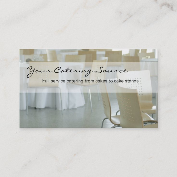 Catering Business Cards | Zazzle