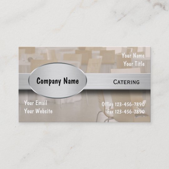 Catering Business Cards | Zazzle.com