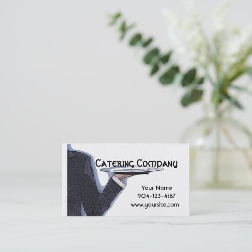 Catering Company Business Card | Zazzle
