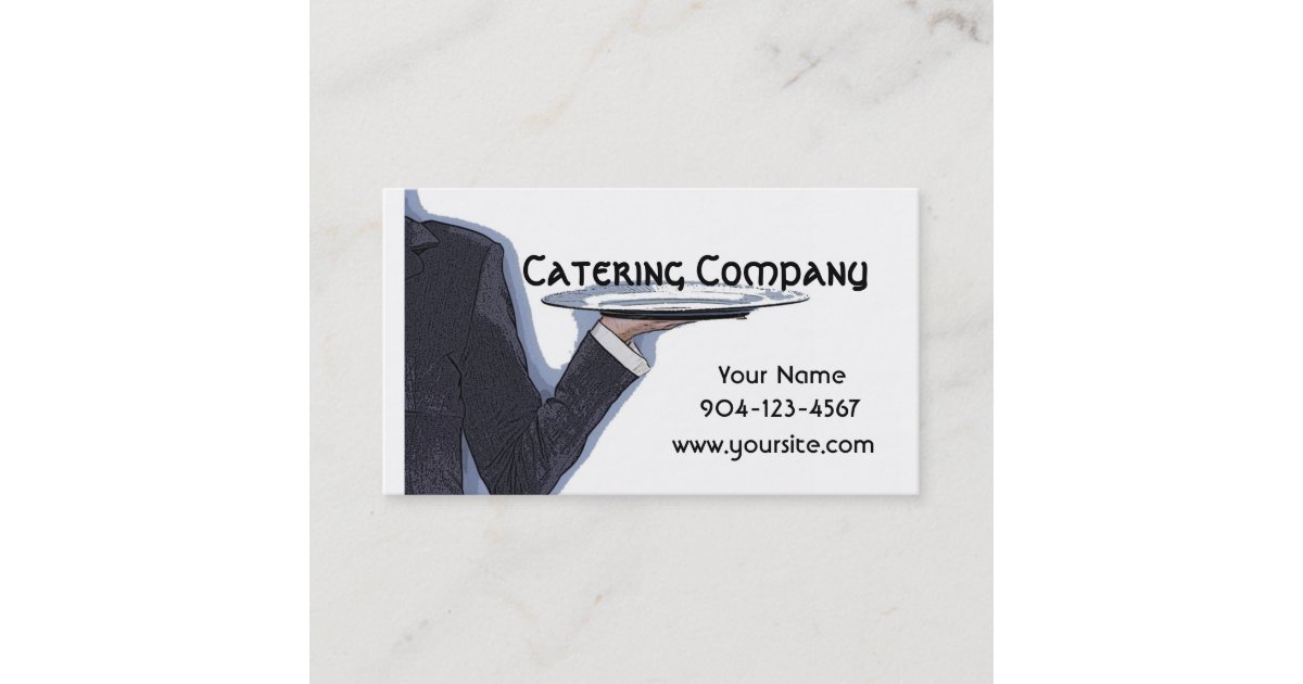 Catering Company Business Card | Zazzle