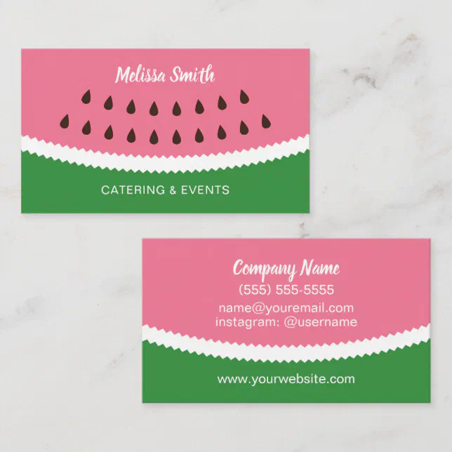 Catering Event Planner Business Card | Zazzle