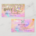 Catering Personal Chef Restaurant QR Code Pink Business Card | Zazzle