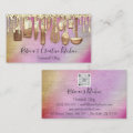 Catering Personal Chef Restaurant QR Code Utensils Business Card | Zazzle