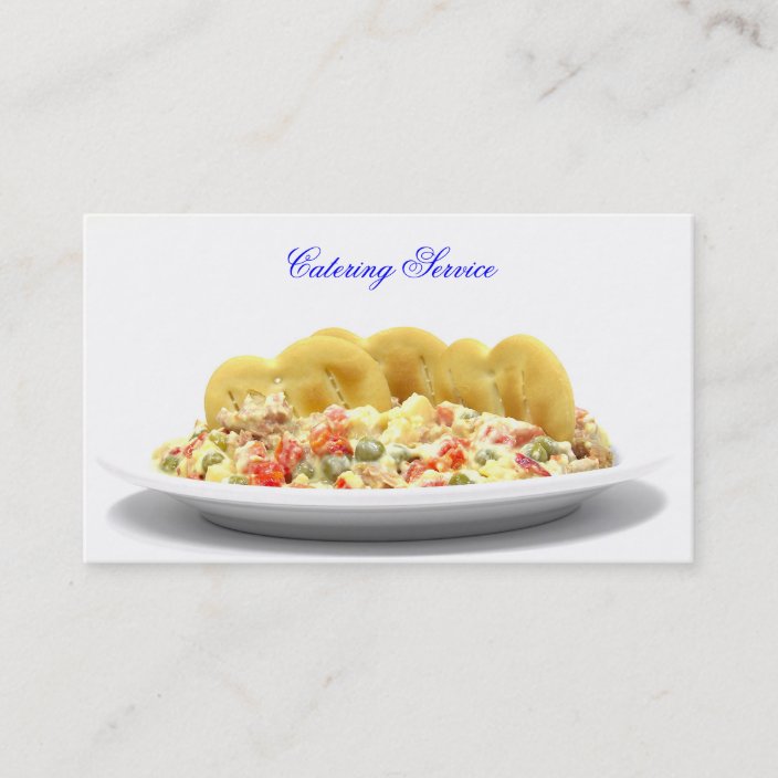 Catering Service Business Card Template | Zazzle.com