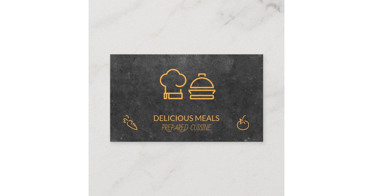 Catering Service | Food Industry | Chef Business Card | Zazzle