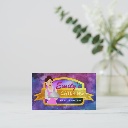 Catering Slogans Business Cards | Zazzle