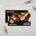 Catering Social Media QR Code Business Card | Zazzle
