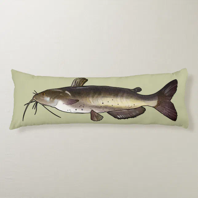 Catfish Body Pillow | Zazzle