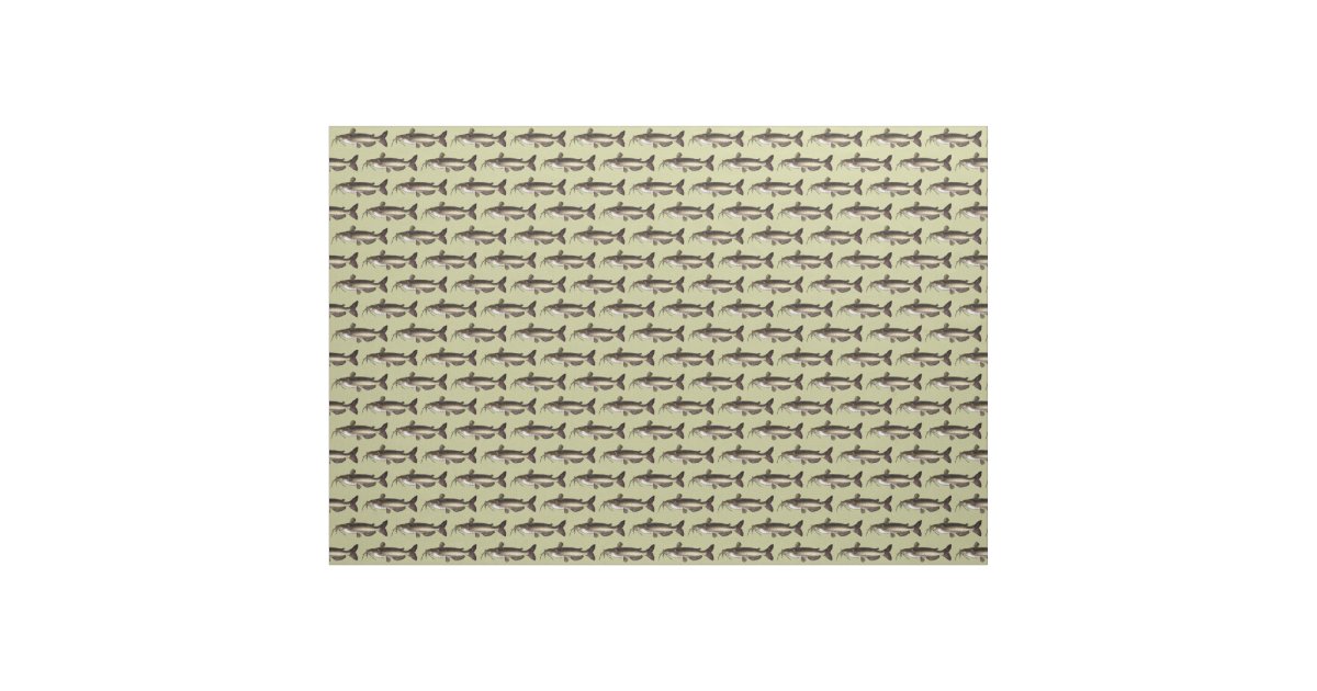 Catfish Fabric | Zazzle