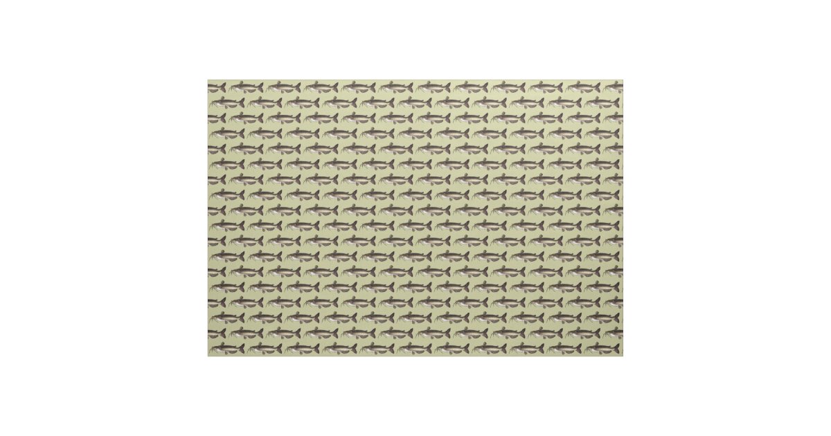 Catfish Fabric | Zazzle