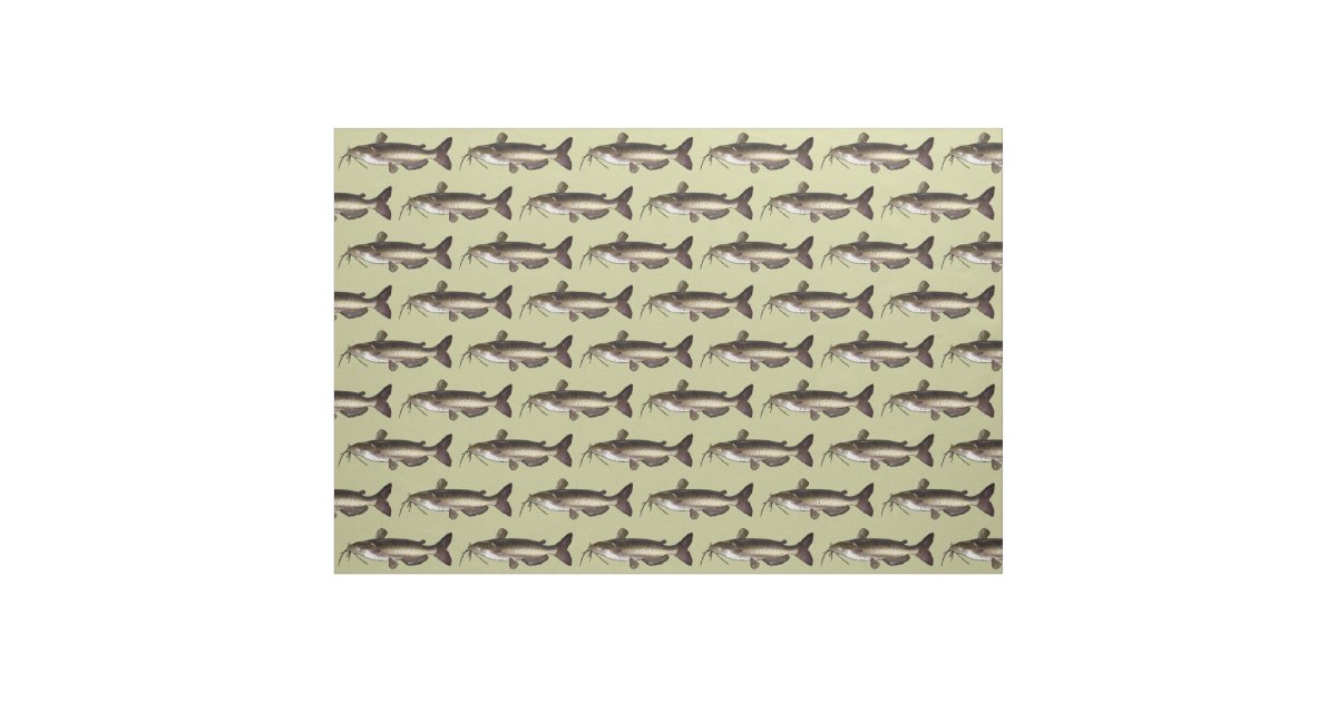 Catfish Fabric | Zazzle