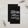 Catfish Pun Cat Noise Humor Kitty Fishing Lover Business Card | Zazzle
