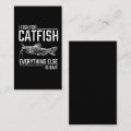 Catfish Pun Cat Noise Humor Kitty Fishing Lover Business Card | Zazzle