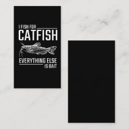 Catfish Pun Cat Noise Humor Kitty Fishing Lover Business Card | Zazzle
