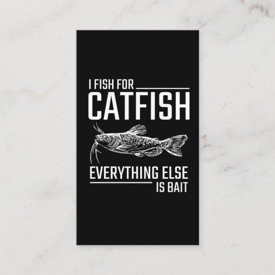 Catfish Pun Cat Noise Humor Kitty Fishing Lover Business Card | Zazzle.com