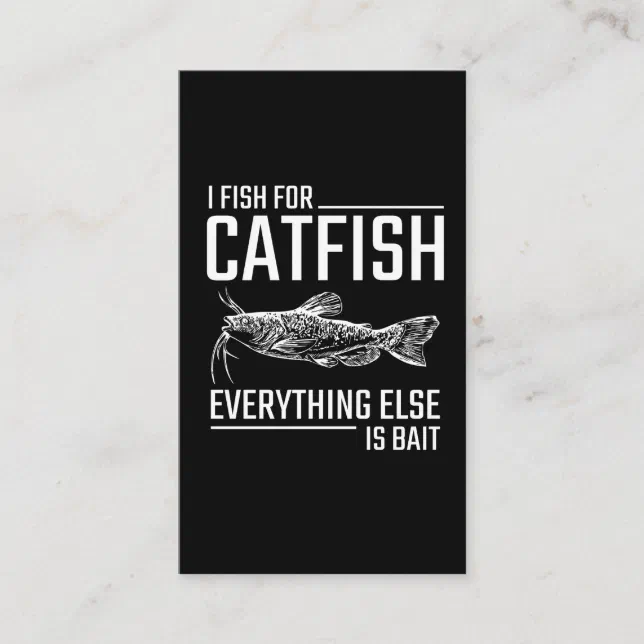Catfish Pun Cat Noise Humor Kitty Fishing Lover Business Card | Zazzle