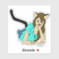 catgirl sticker | Zazzle