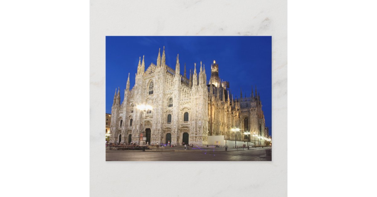Cathedral in Milan Postcard | Zazzle