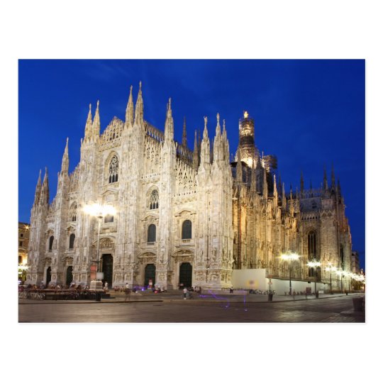 Cathedral in Milan Postcard | Zazzle.com