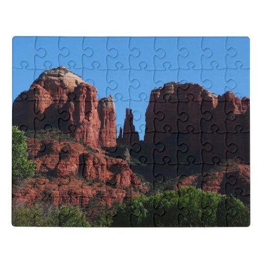 Cathedral Rock in Sedona Arizona Monument Jigsaw Puzzle | Zazzle.com