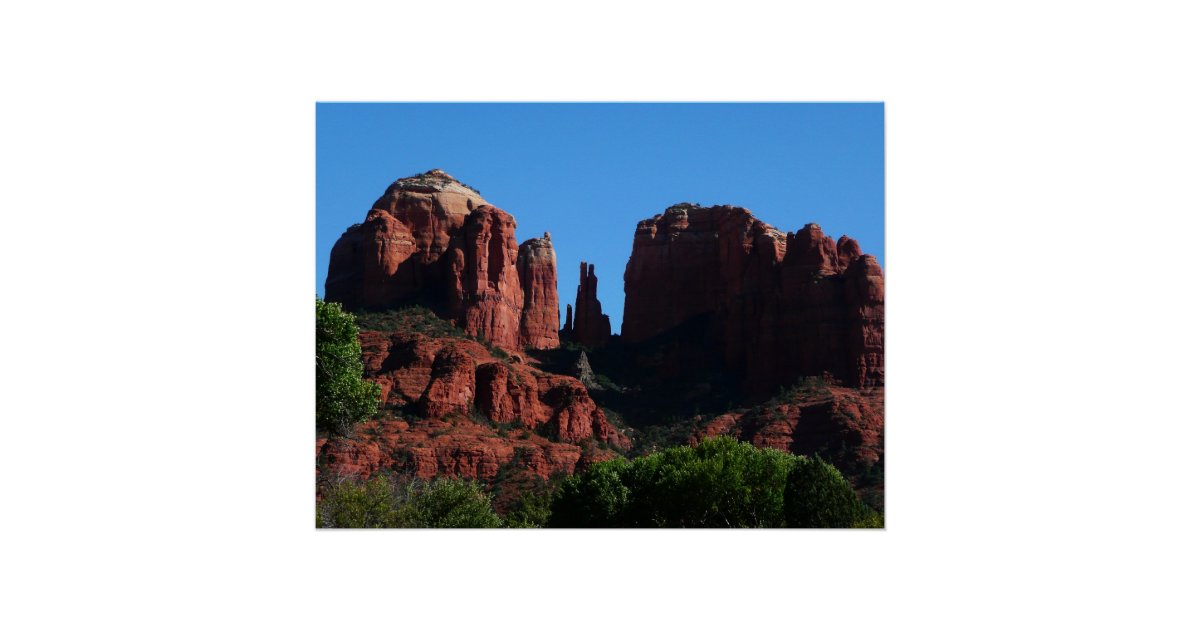 Cathedral Rock in Sedona Arizona Monument Poster | Zazzle