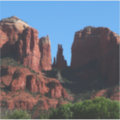 Cathedral Rock in Sedona Arizona Monument Sticker | Zazzle