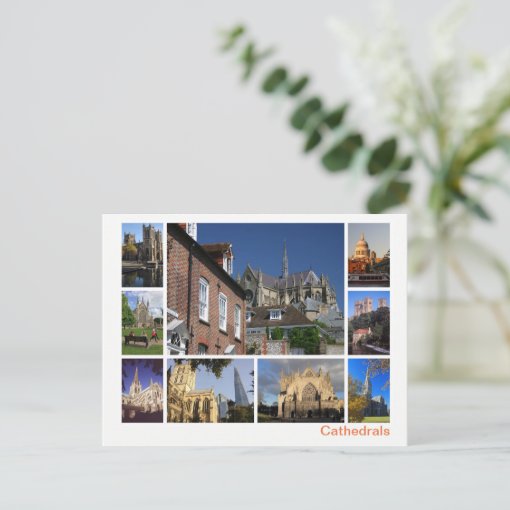 Cathedrals multi-image postcard | Zazzle