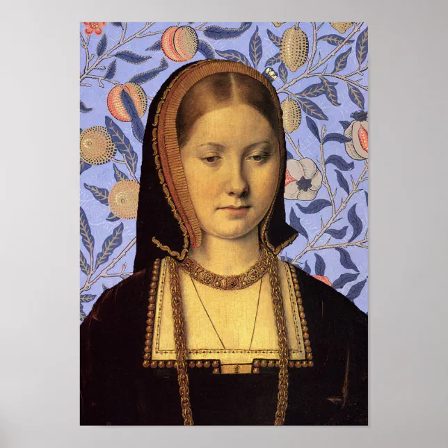 Catherine of Aragon Queen of England Portrait Poster | Zazzle