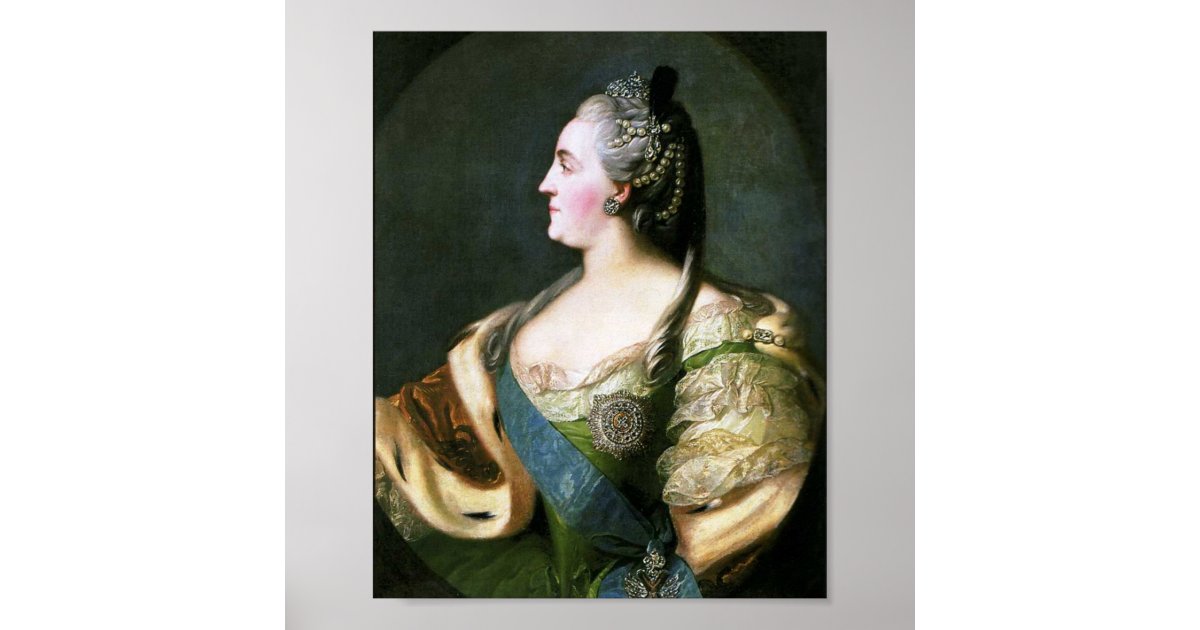 Catherine The Great Portrait Poster | Zazzle