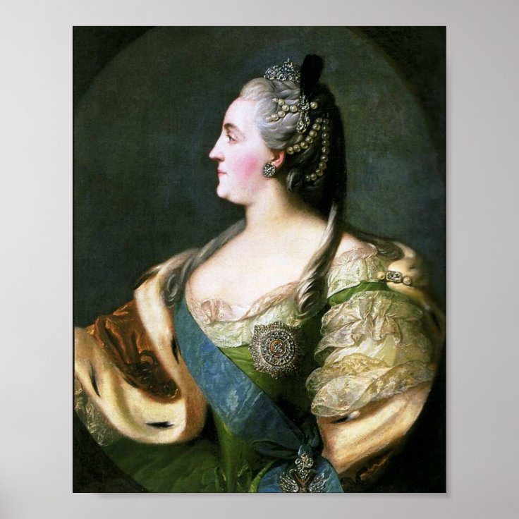 Catherine The Great Portrait Poster | Zazzle
