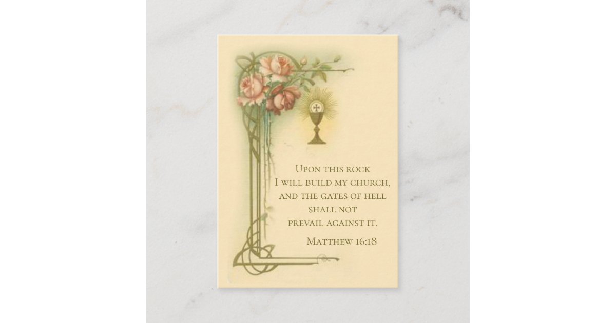 Catholic ACT OF FAITH PRAYER Holy Cards | Zazzle