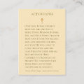 Catholic ACT OF FAITH PRAYER Holy Cards | Zazzle