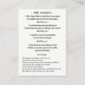 Catholic Annunciation Virgin Mary Angelus Prayer Business Card | Zazzle