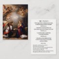 Catholic Annunciation Virgin Mary Angelus Prayer Business Card | Zazzle