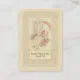 Catholic Baby Girl Baptismal Remembrance Holy Card | Zazzle