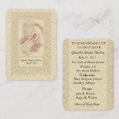 Catholic Baby Girl Baptismal Remembrance Holy Card | Zazzle
