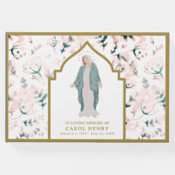 Catholic Blessed Mother Funeral Memory Guest Book | Zazzle