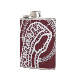 Catholic Blessed Virgin Mary, lace Flask | Zazzle